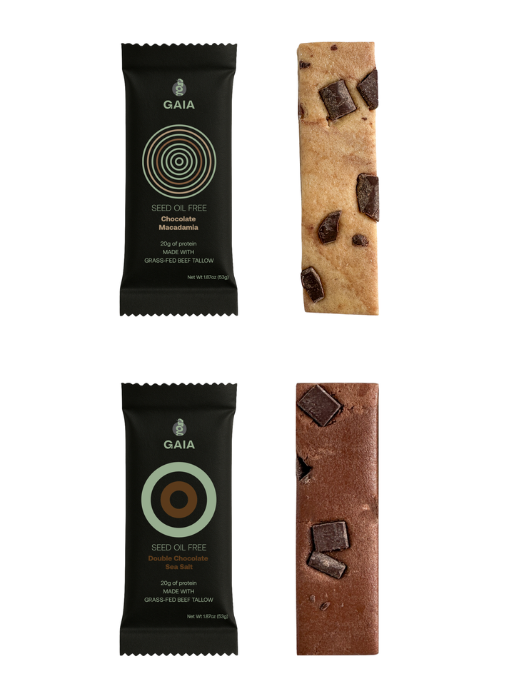 Seed Oil Free Protein Bar Variety Pack | Gaia Foods